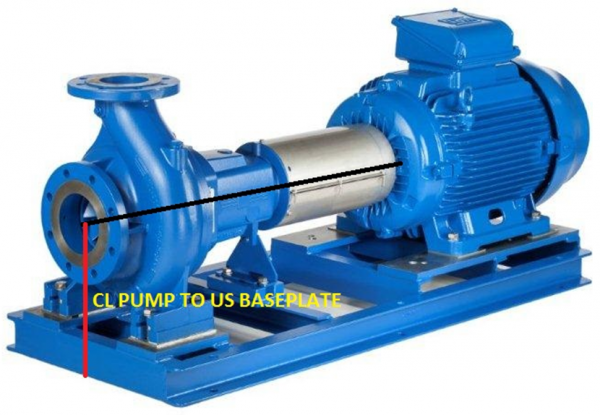 CL PUMP TO US BASEPLATE IN THE PUMPS DATA SHEET - API 610